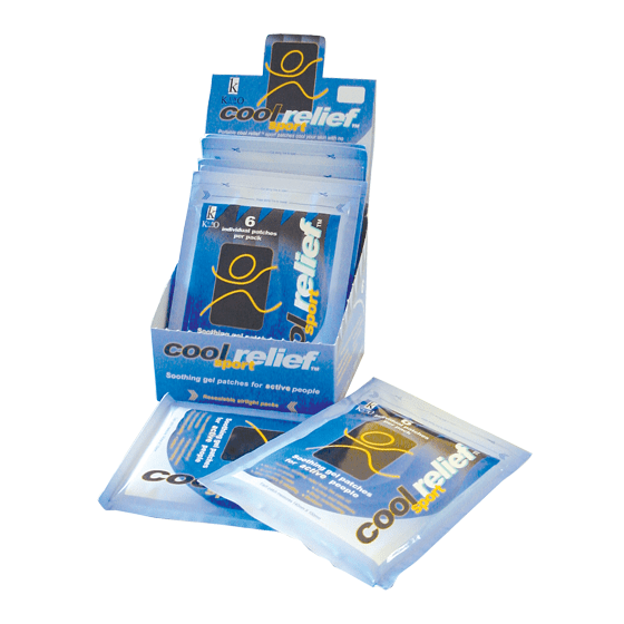 COOL RELIEF Cold Gel Patches Pouch/6 | Aero Healthcare